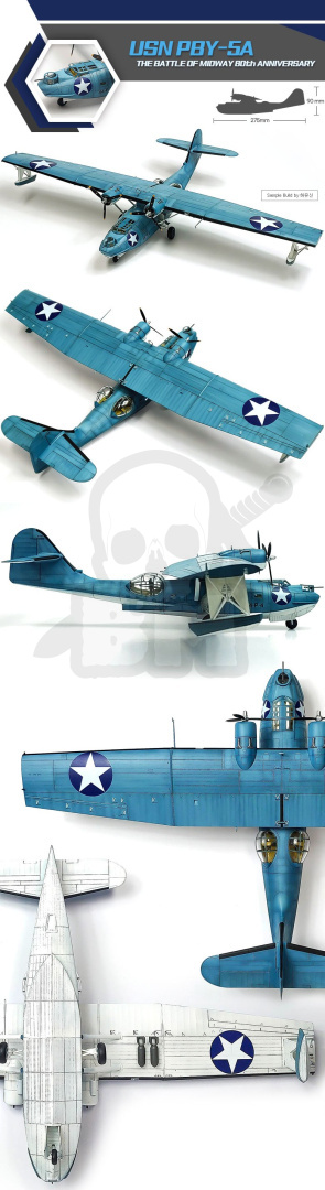 Battle-Models > Academy 12573 USN PBY-5A Catalina Battle of Midway 1:72